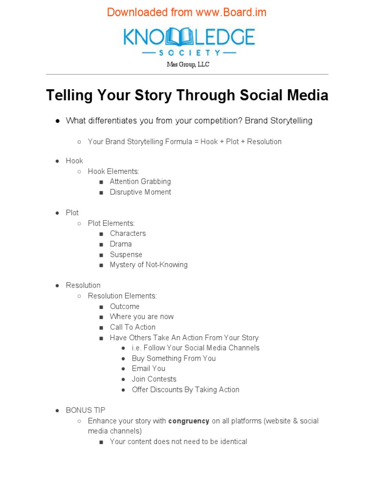 Storytelling Worksheet | PDF | Storytelling | Communication