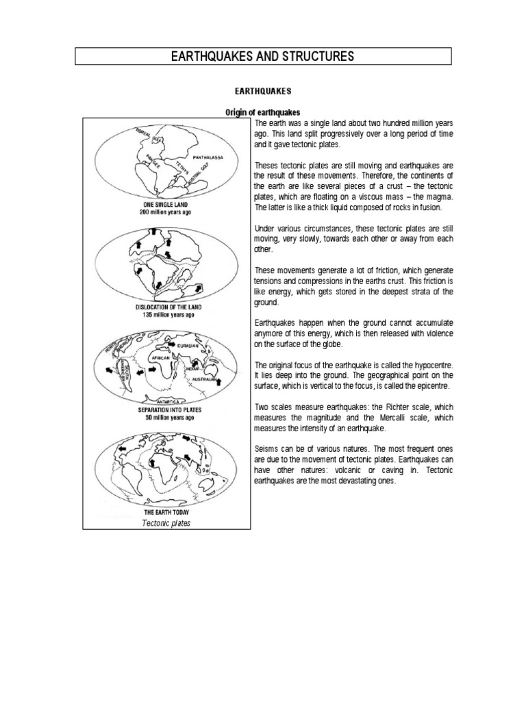 Earthquake Effects on Structures Explained | PDF | Earthquakes | Plate ...
