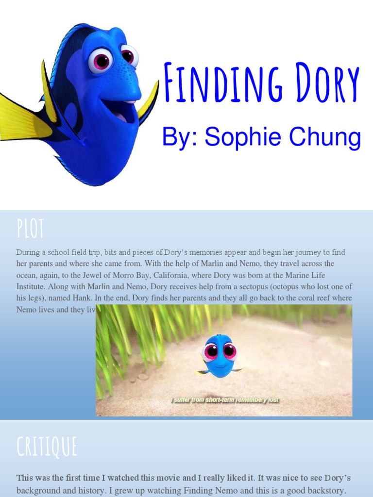 Finding Dory Psych | PDF | Posttraumatic Stress Disorder ...