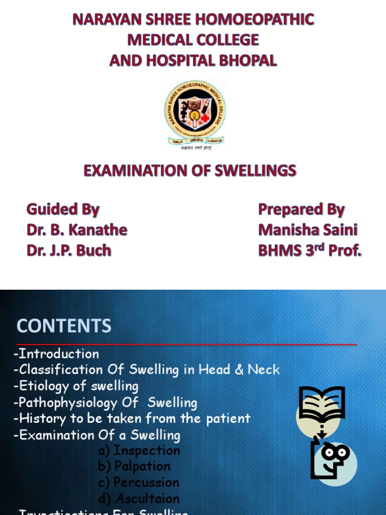 Examination of Oral Swellings Guide | PDF | Biopsy | Edema
