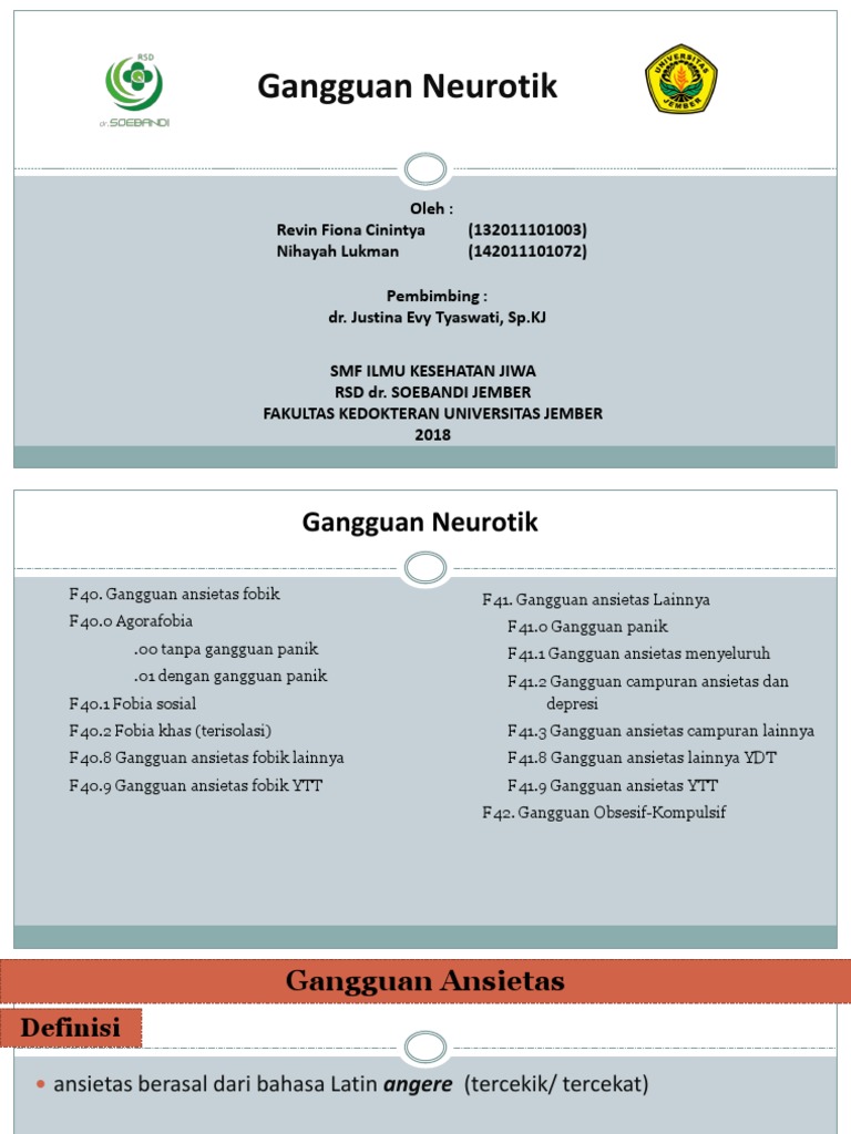 Gangguan Neurotik (Edit) | PDF