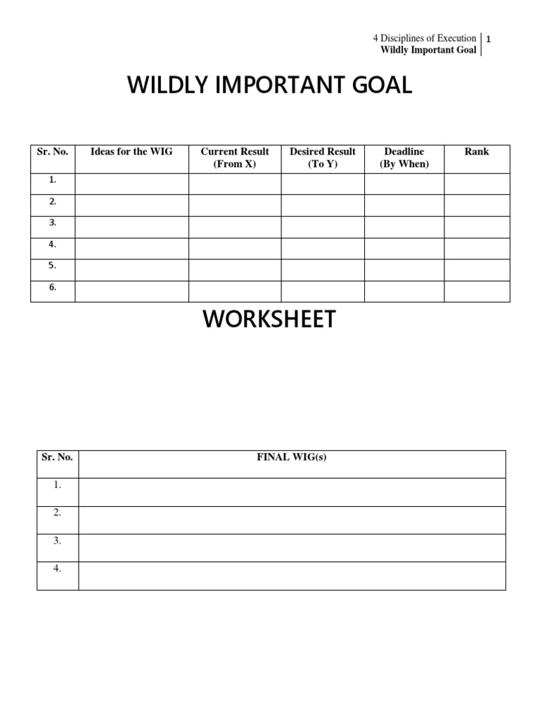 1.wig Worksheet | PDF