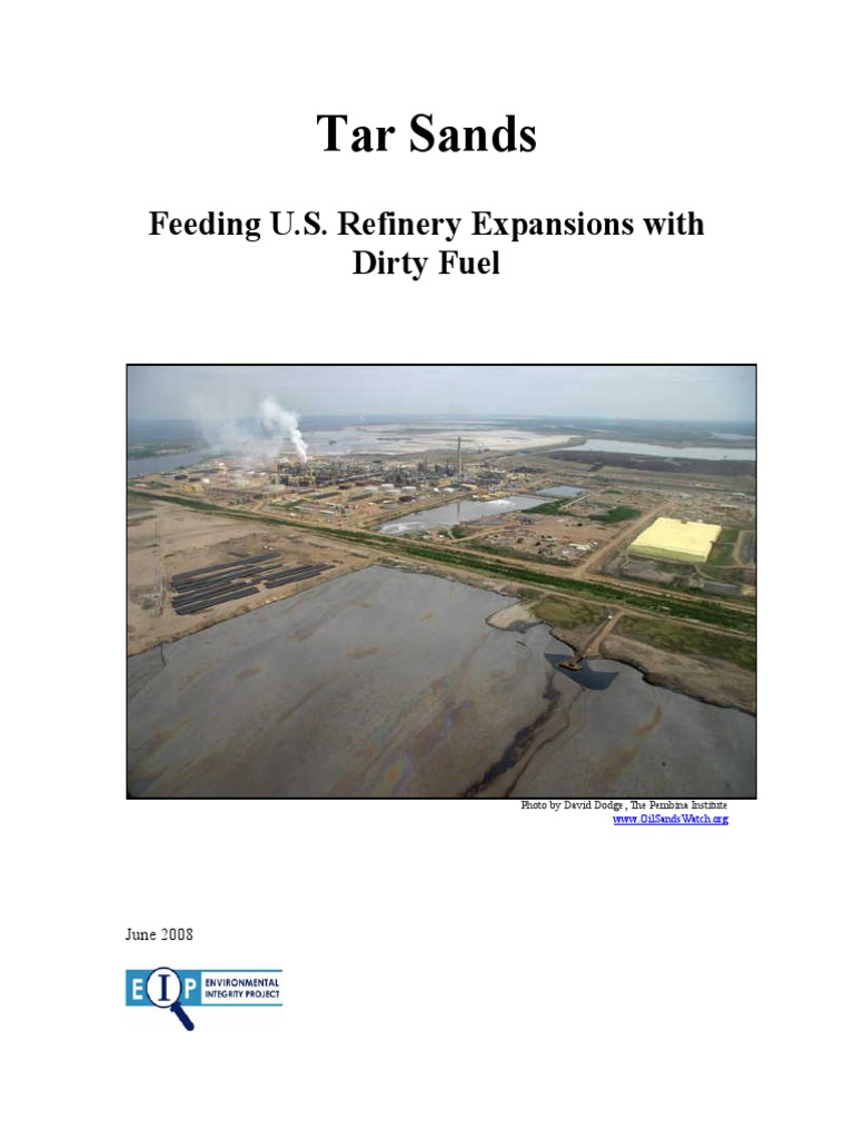 Tar Sand Report | PDF | Oil Sands | Oil Shale