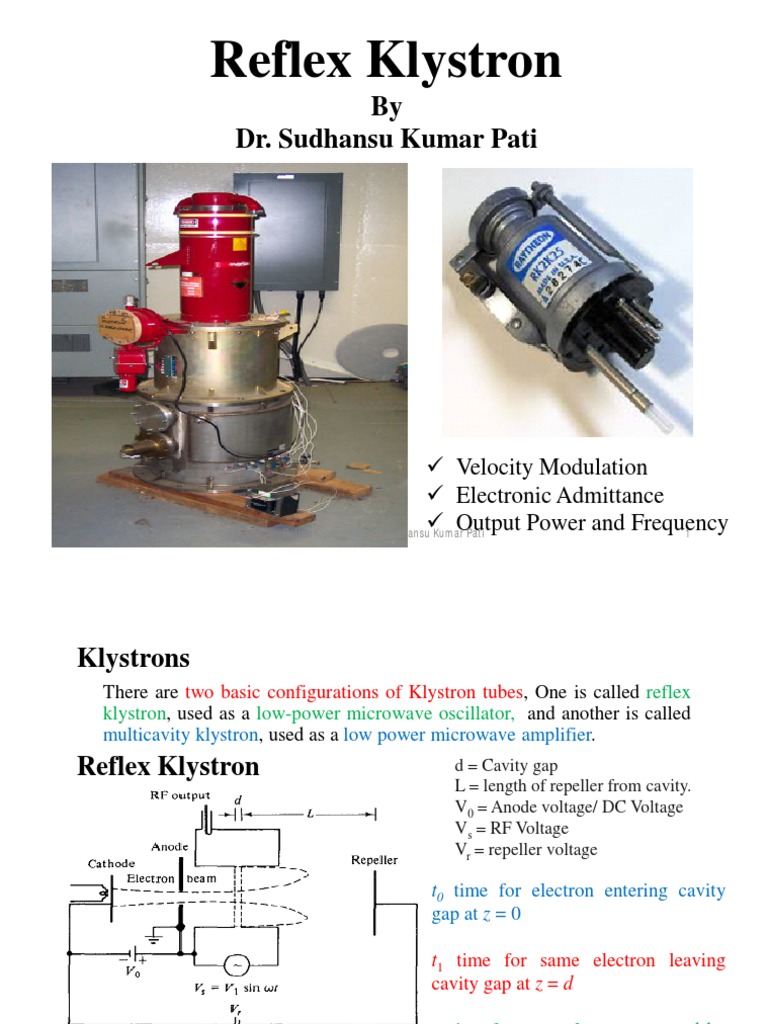 Reflex Klystron PDF | Download Free PDF | Radio Technology | Force