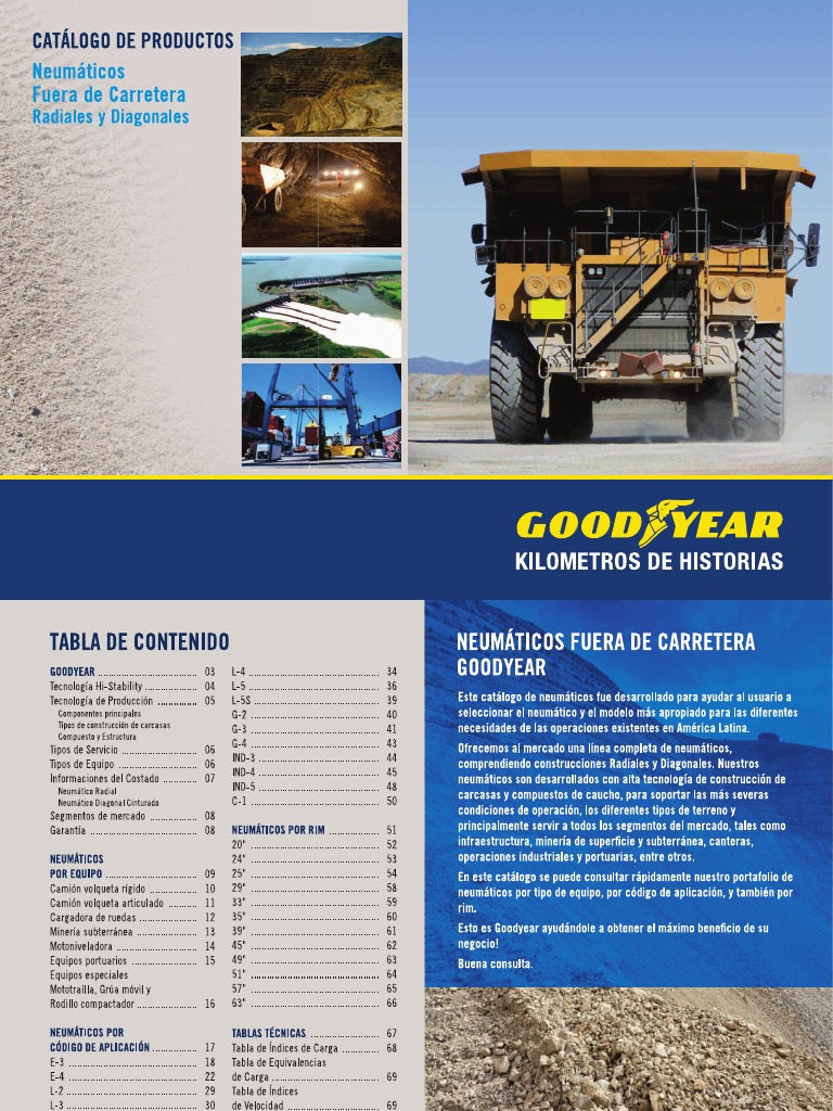 Manual de Llantas Otr Good Year PDF | PDF