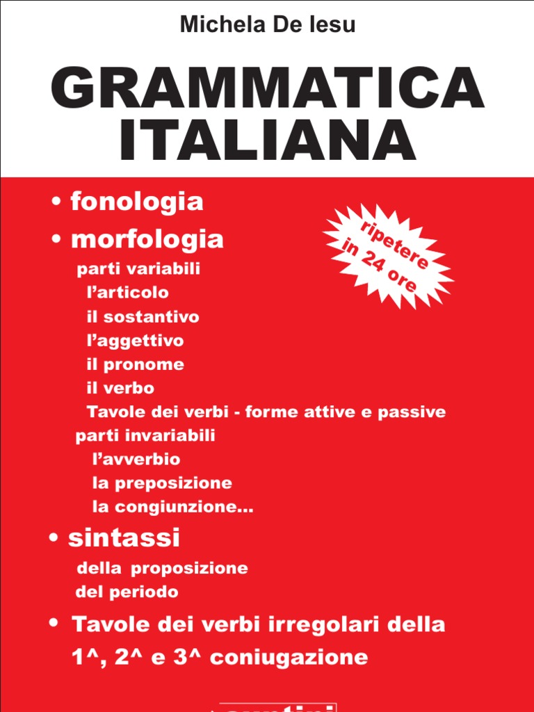 Suntini Grammatica Italiana | PDF