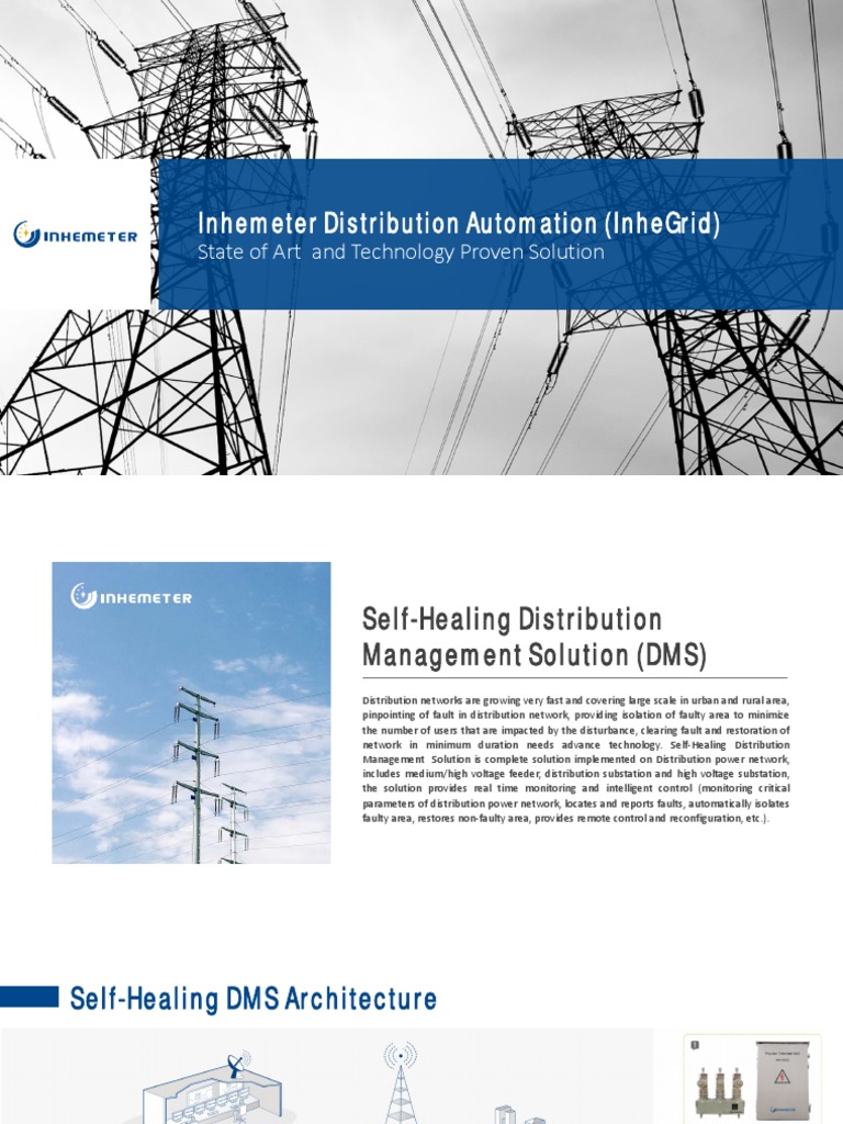 Inhemeter Smart Grid Solution-InheGrid-DA 180312 | PDF | Electrical ...