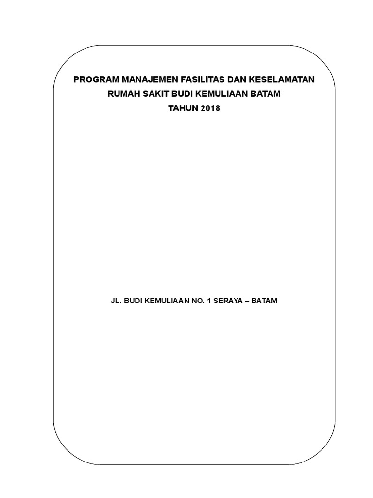 Cover Pedoman MFK TGL 14 April 2018 | PDF