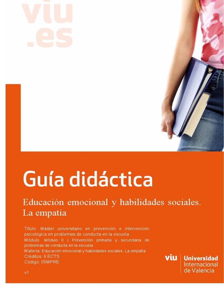 05MPRE. Educacion Emocional y Habilidades Sociales | PDF | Maestros ...
