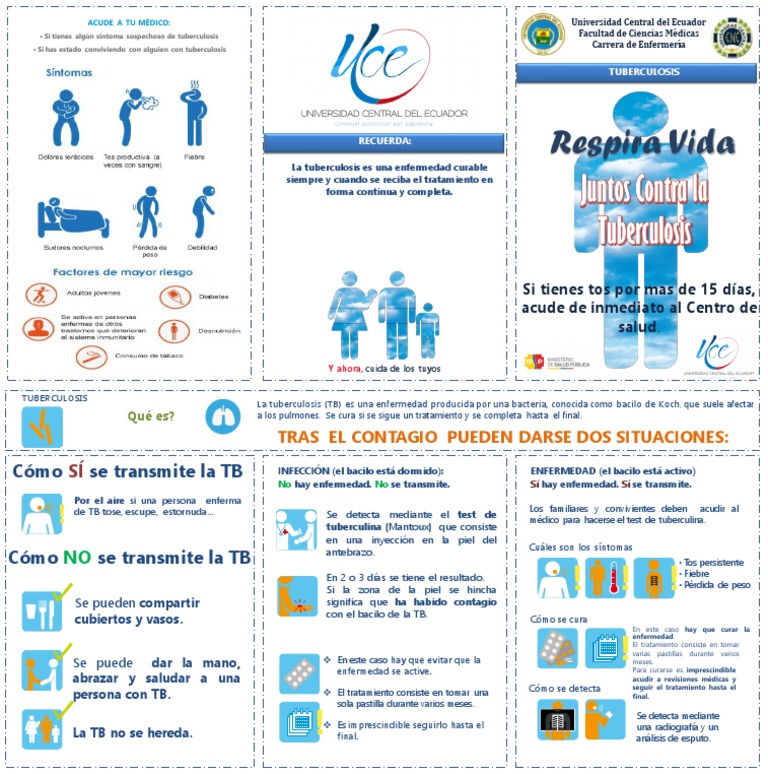 Triptico Tuberculosis Internado Rotativo | PDF | Tuberculosis | Medicina