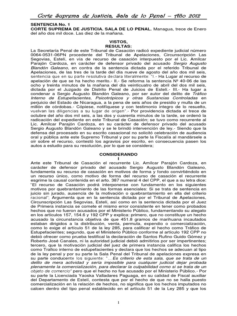 Estupefaciente PDF | PDF