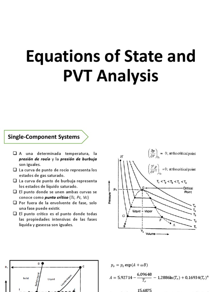Equations of State and PVT Analysis | PDF | Gases | Liquids
