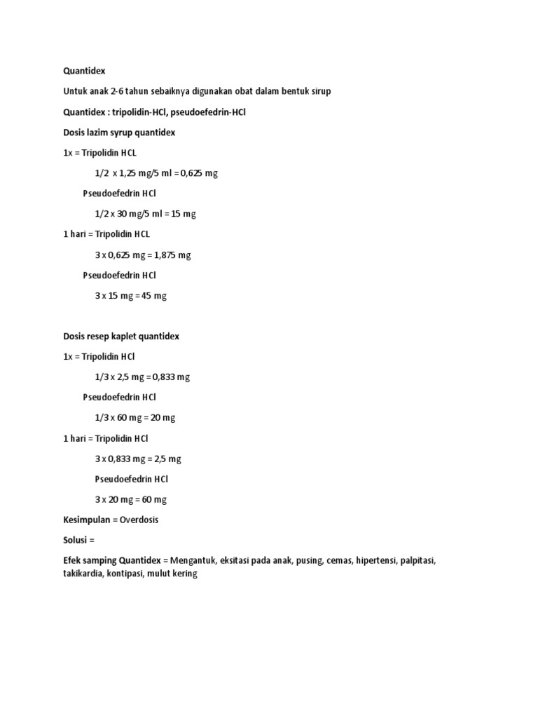 Quantidex Dan Tempra | PDF | Kesehatan Holistik