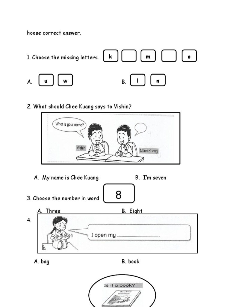 English Year 1 | PDF