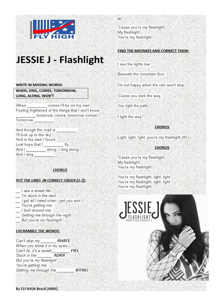 Jessie J Flashlight Activities With Music Songs Nursery Rhymes 84245 | PDF