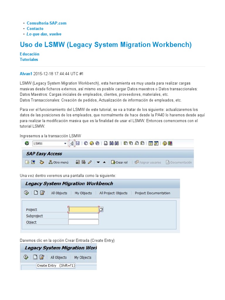 Crear Legacy | PDF | Point and Click | Microsoft Excel