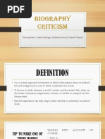 Autobiography in 5 Chapters | PDF
