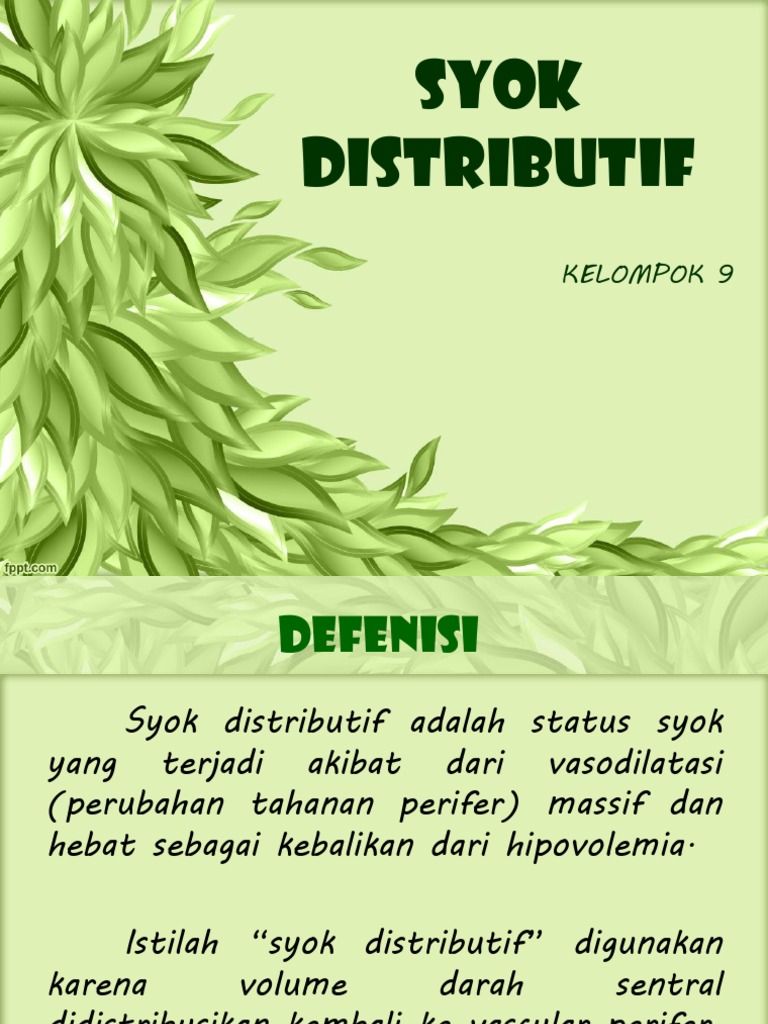 Syok Distributif | PDF