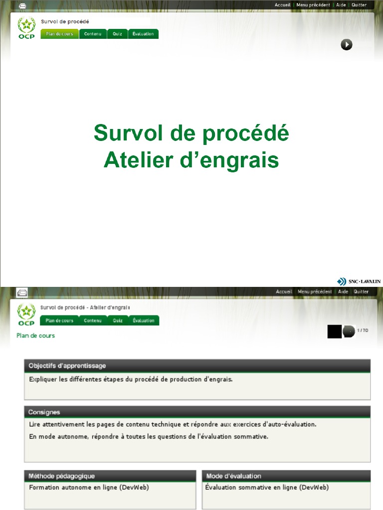 Procedes Engrais Ocp Training PDF | PDF | Phosphate | Fertilizer