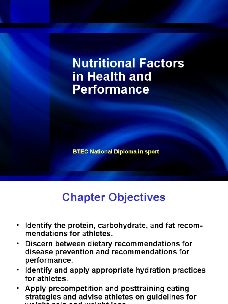27729930 Nutritional Factors in Health and Performance[1 ...