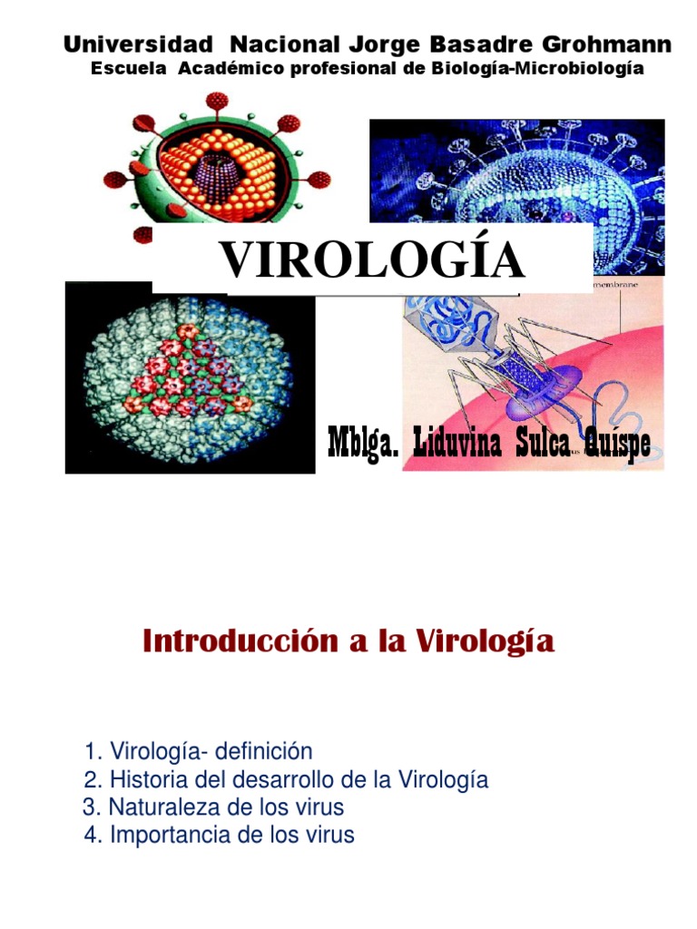 Virologia Clase 1 | Virus | Microorganismo