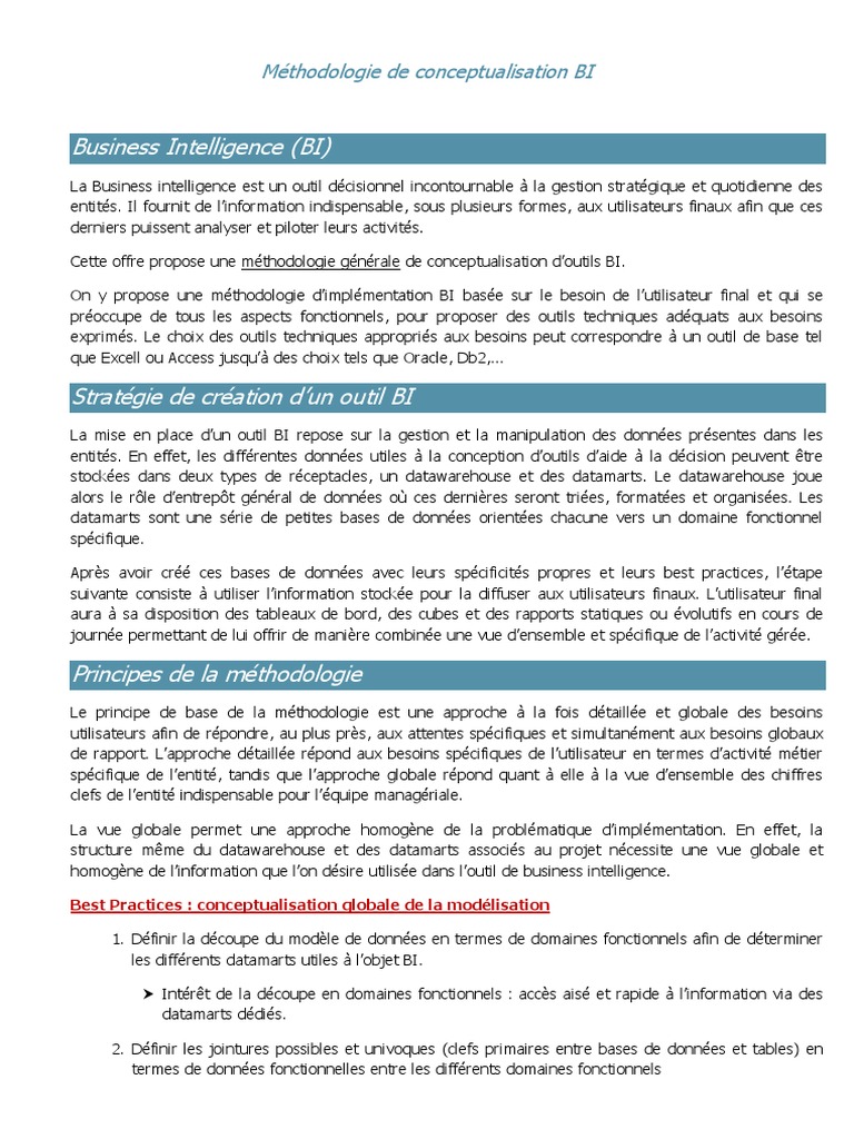 Method o Logie Bi | PDF | Data Warehouse | Information Science