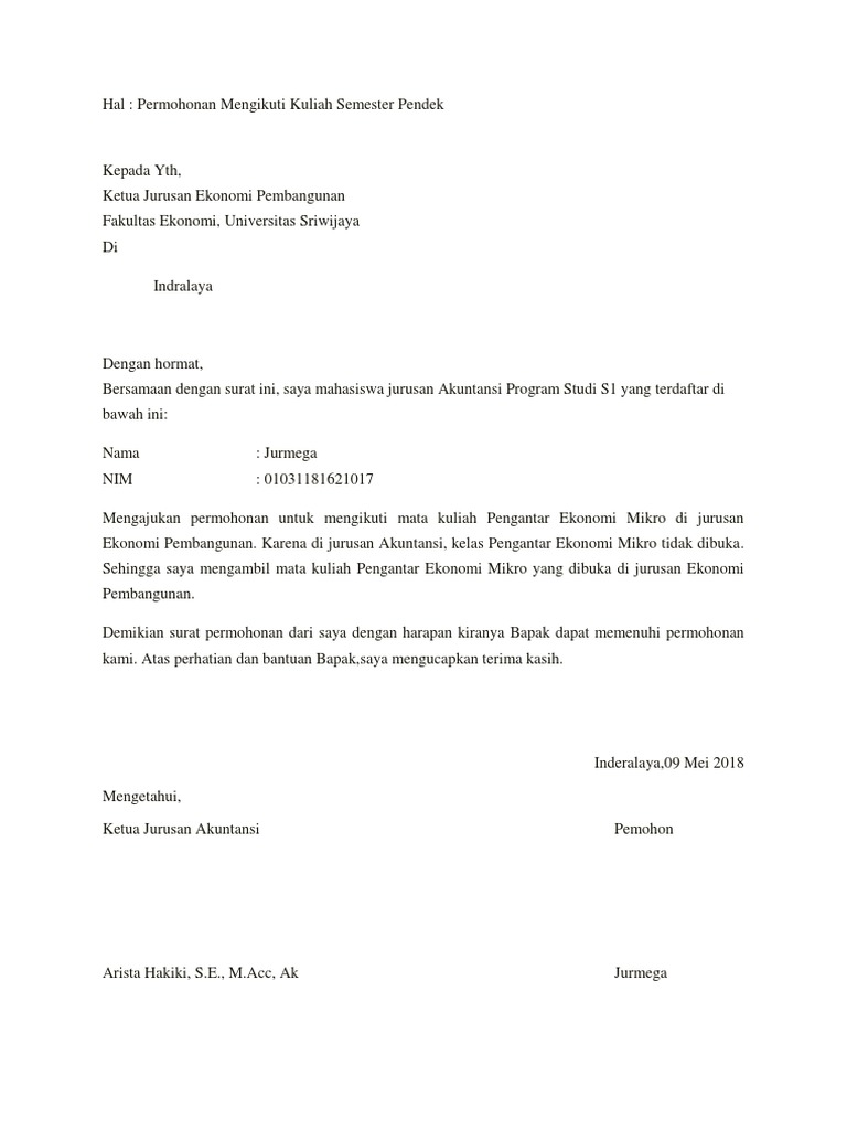 4851 Permohonan SP FIX | PDF