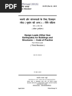Is: 875 (Part 2) | PDF | Structural Load | Dormitory
