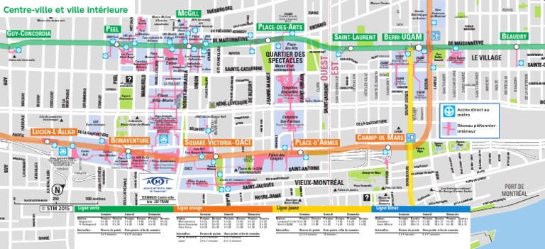 Montreal Underground City Map | PDF