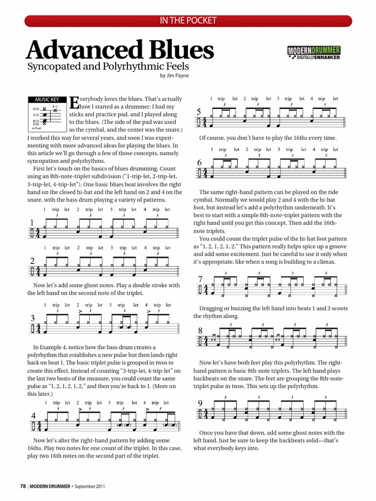 Advanced Syncopation and Polyrhythmic Techniques for Blues Drumming ...