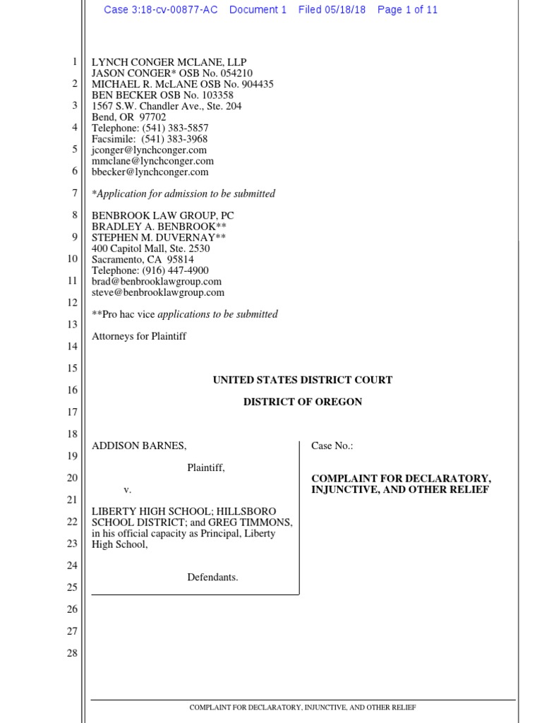 First Amendment Lawsuit | PDF | Justice | Crime & Violence