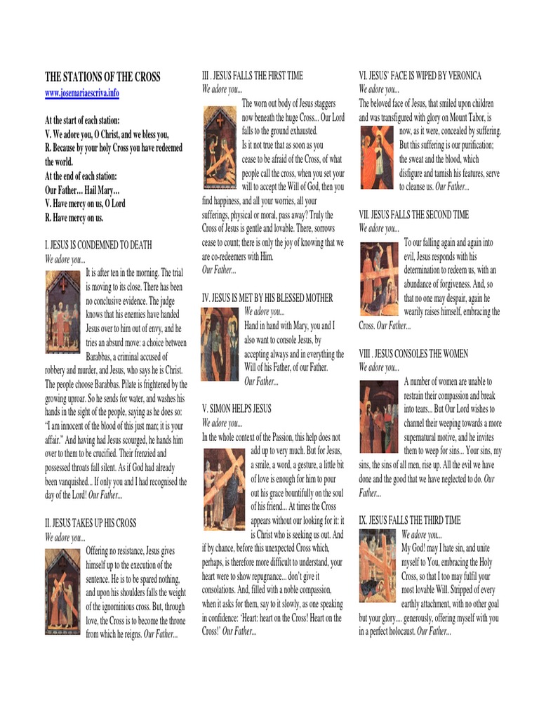 Station of The Cross | PDF | Crucifixion | Lord's Prayer