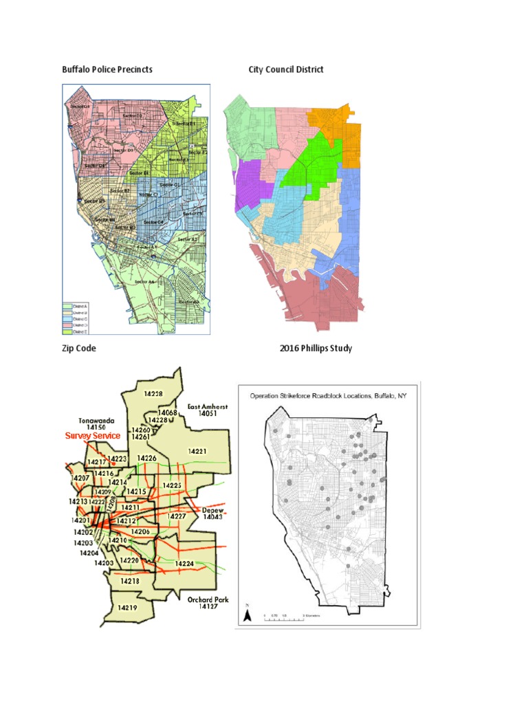 Buffalo Maps Precincts, Zip, City Council - Nov 2017 | PDF