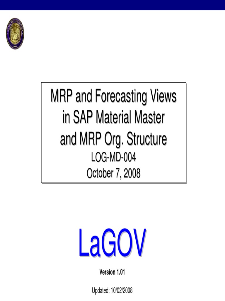 LOG-MD-004 Presentation PDF | PDF