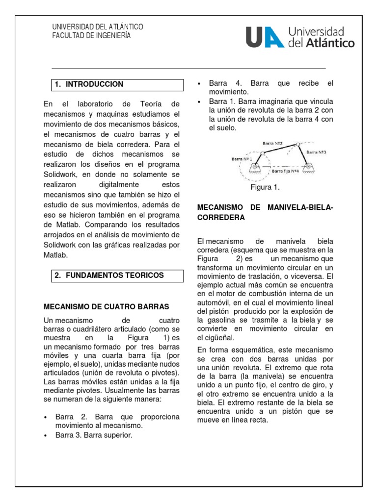 Mecanismos Revoluta en Ingeniería | PDF | Movimiento (física ...