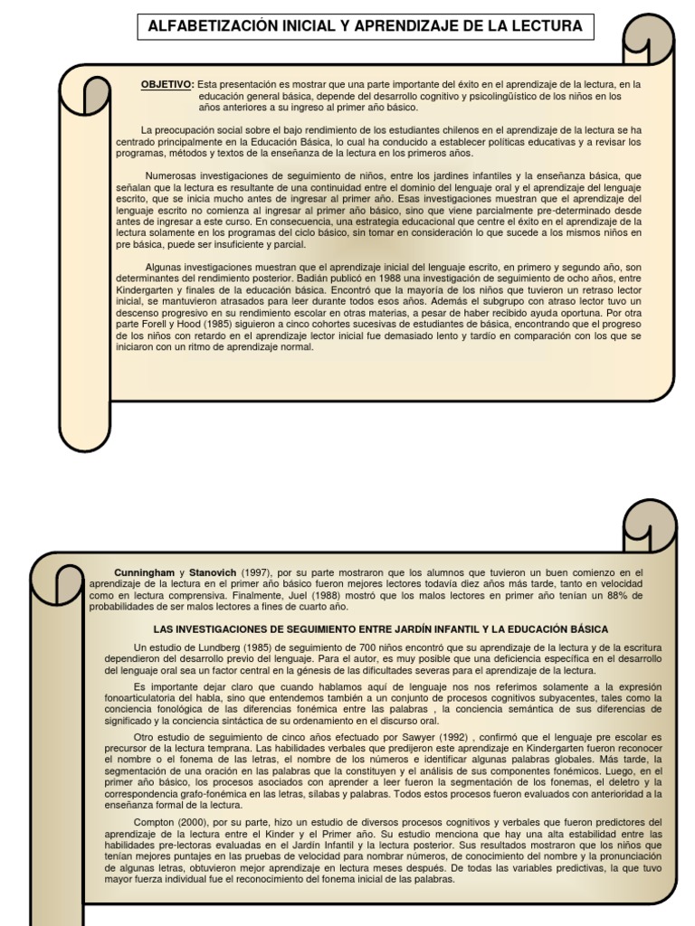 Alfabetizacion Inicial | PDF | Lectura (proceso) | Jardín de infancia
