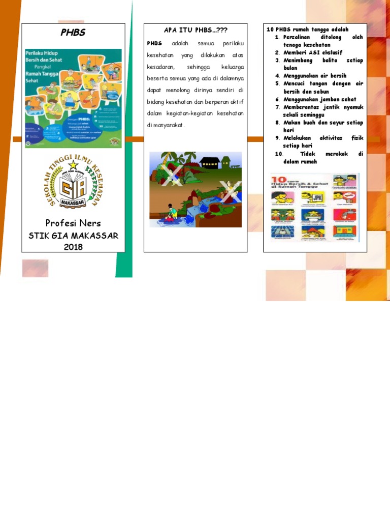 Leaflet PHBS Fix | PDF