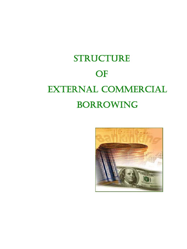 Structure OF External Commercial Borrowing | PDF | European Central Bank | Loans