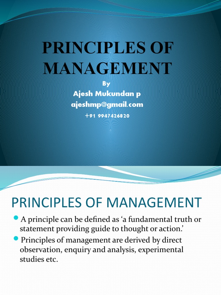 04 Principles of Management | PDF | Employment | Economies