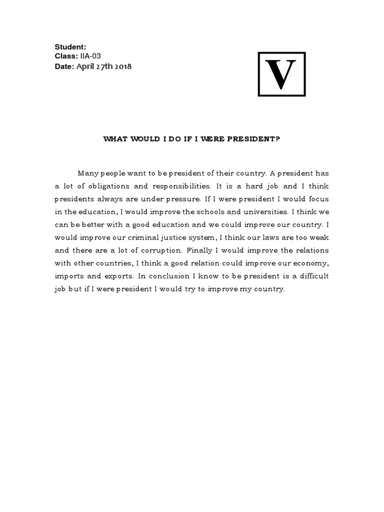 Presidential Vision for Improvement | PDF | Career & Growth | Social ...