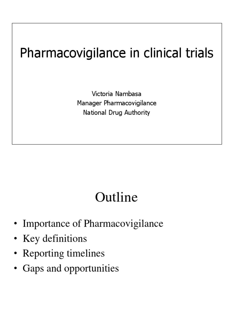 Pharmacovigilance in Clinical Trials - PPTX Final | PDF | Pharmacovigilance | Clinical Trial