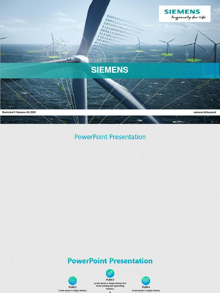 Siemens - Template | PDF | Turbine | Automation