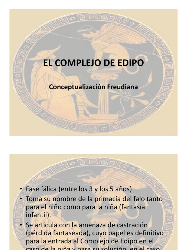 Complejo de Edipo: Freud y sus Etapas | PDF | Complejo de Edipo | La ...