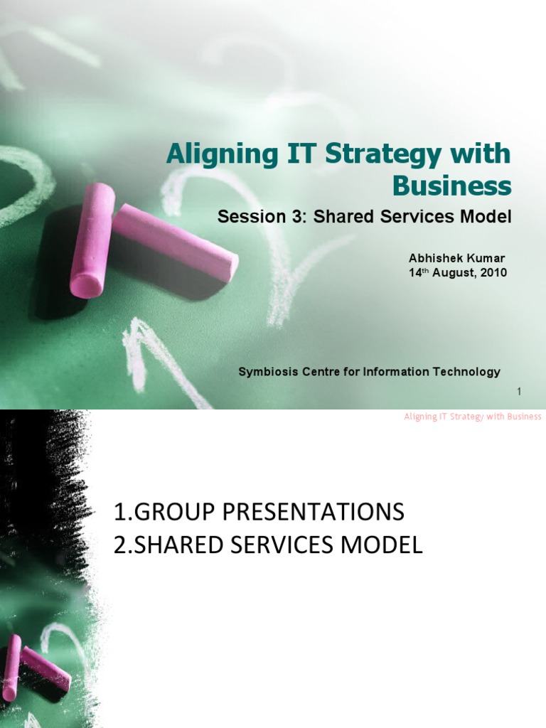 S3-Shared Services Model - August 14 - 2010 | PDF | Debt | Computing