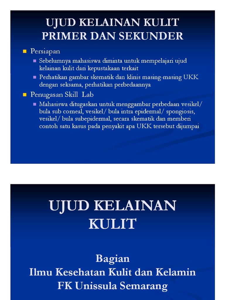 Ukk Primer Dan Sekunder | PDF