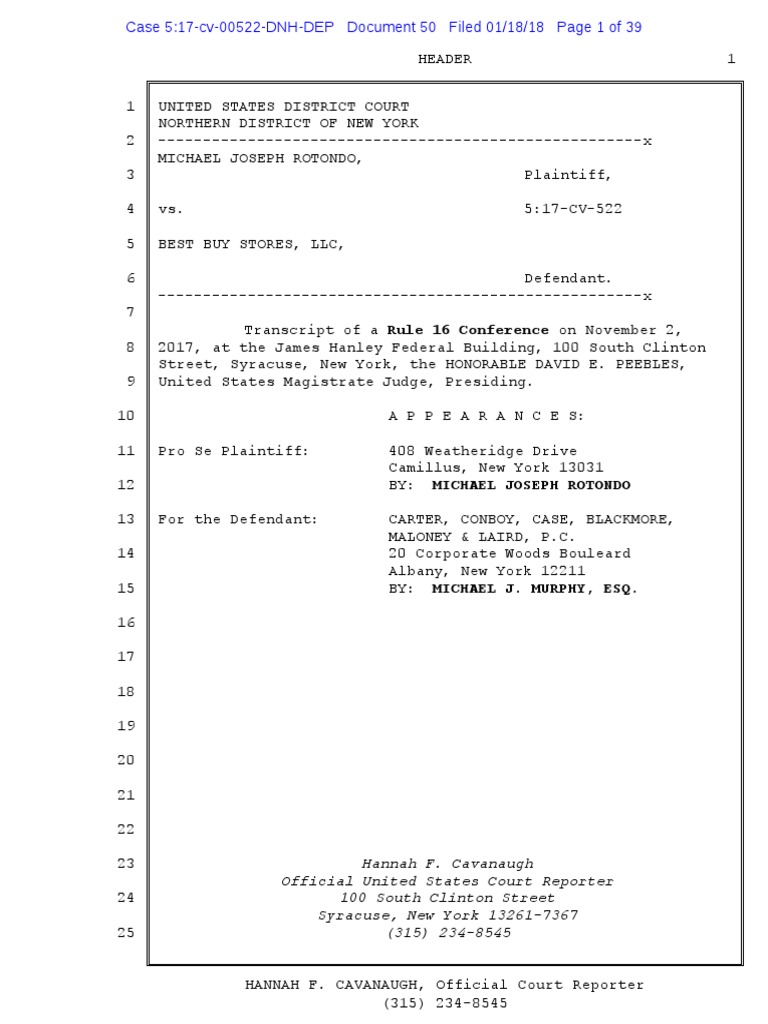 Transcript | Discovery (Law) | Deposition (Law)