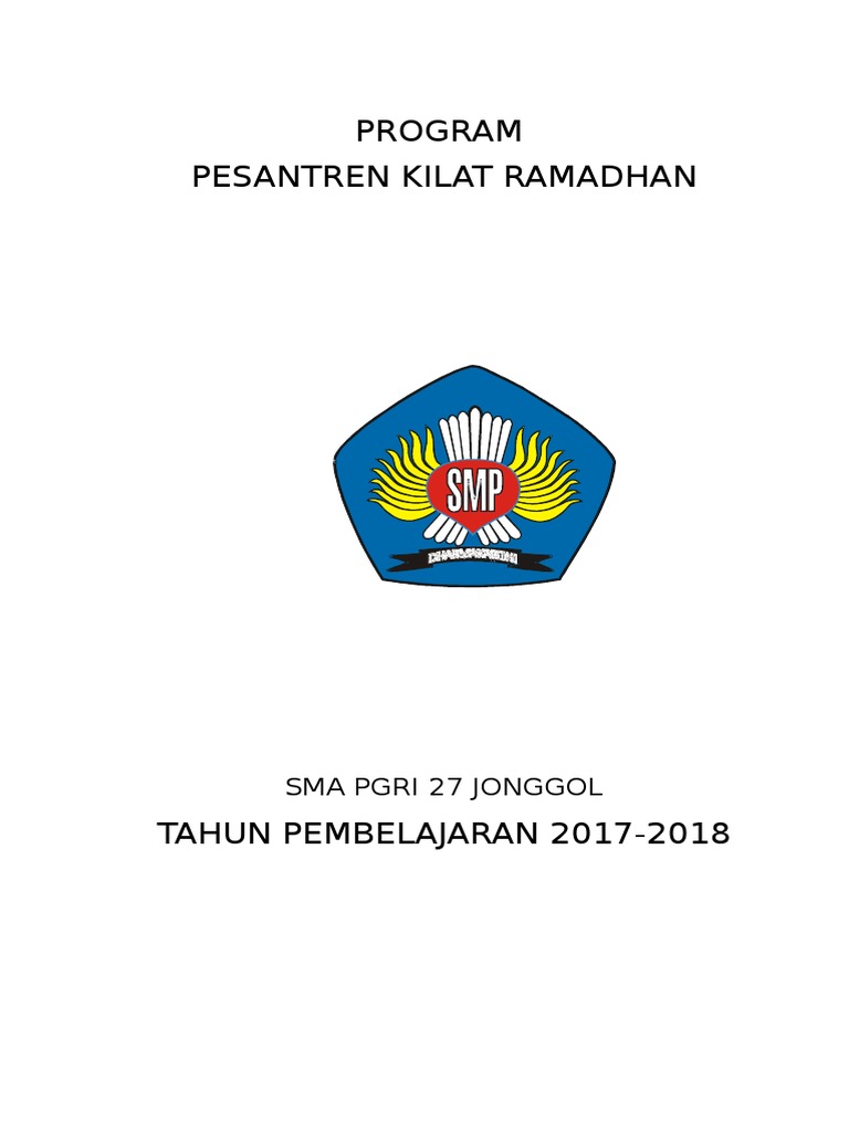 Program Pesantren Kilat Ramadhan 2017 | PDF | Western Philosophy ...