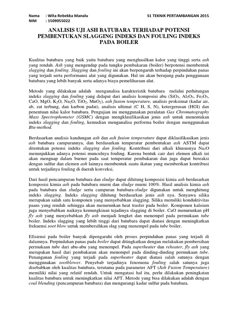 Contoh Rangkuman Jurnal | PDF