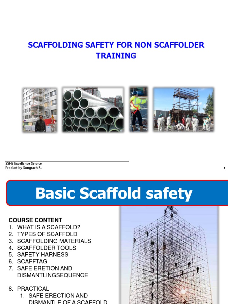 Basic Scaffolding Safety Inspection For Non Scaffolder | PDF