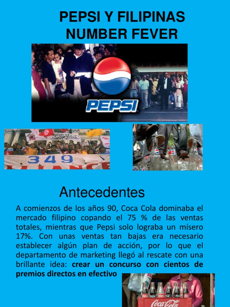 Pepsi y Filipinas Number Fever | PDF | Bebidas